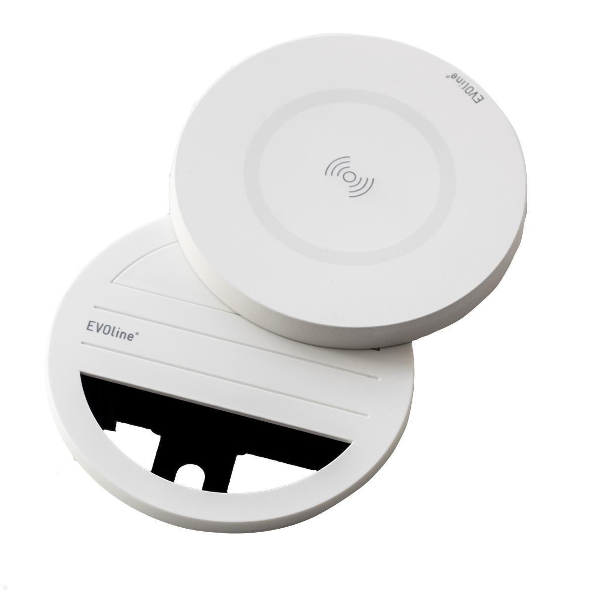 Kabeldurchlass Schreibtisch EVOline Circle80 Access, weiß